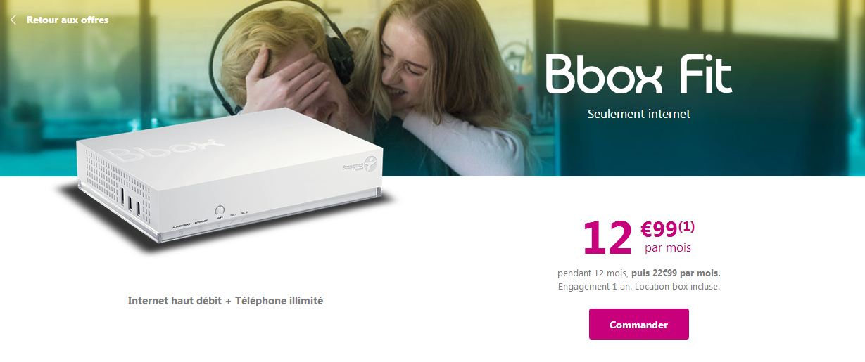 La Bbox Fit de Bouygues à moins de 13 euros par mois