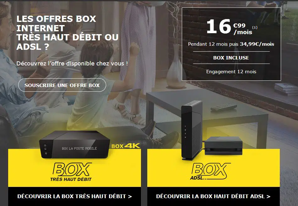 Bon plan La Poste Mobile : une offre alléchante sur la box Fibre ou ADSL