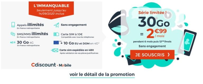 Les meilleurs abonnements 4G/4G+ en promotion pour ce mois de septembre ...
