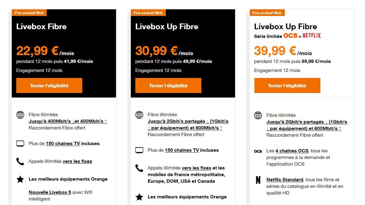 Nouveauté Orange : la Livebox Up embarque Netflix et OCS dans son prix