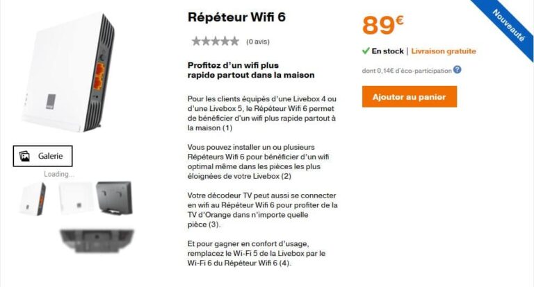 Nouveauté Orange : un répéteur Wi-Fi 6 disponible en option ou sur ...