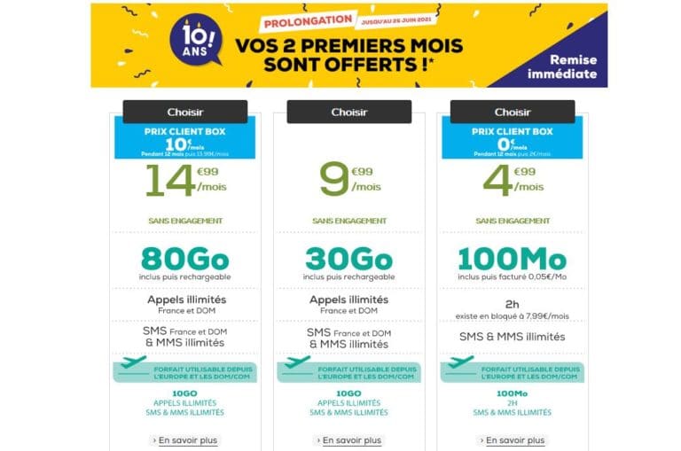 Les forfaits SIM La Poste Mobile sont en promotion jusqu’au 26 juin 2021