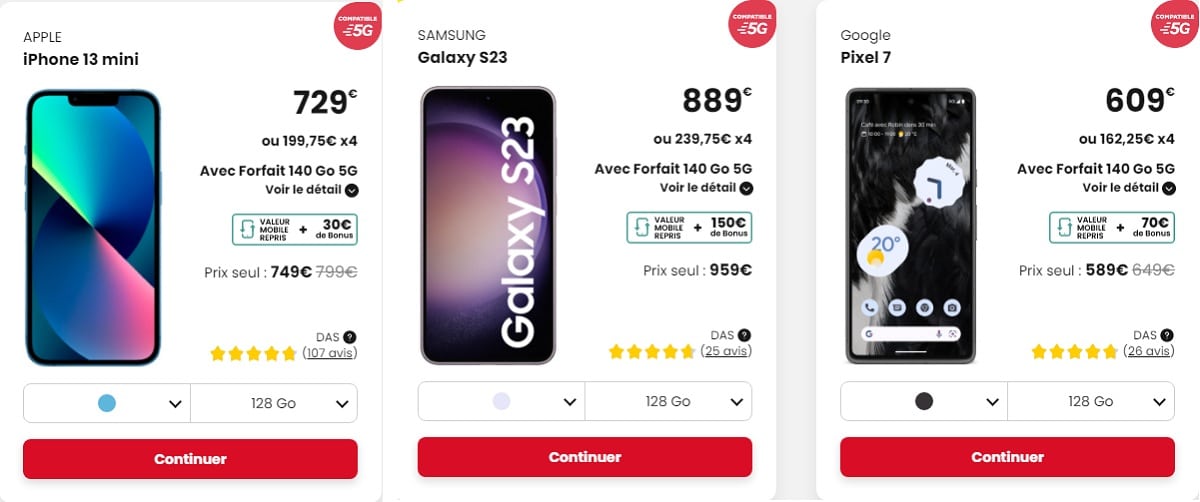 Découvrez le forfait 5G SFR 140 Go de data avec engagement