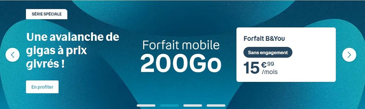 Profitez de l'offre B&You de 150 Go de Bouygues Telecom