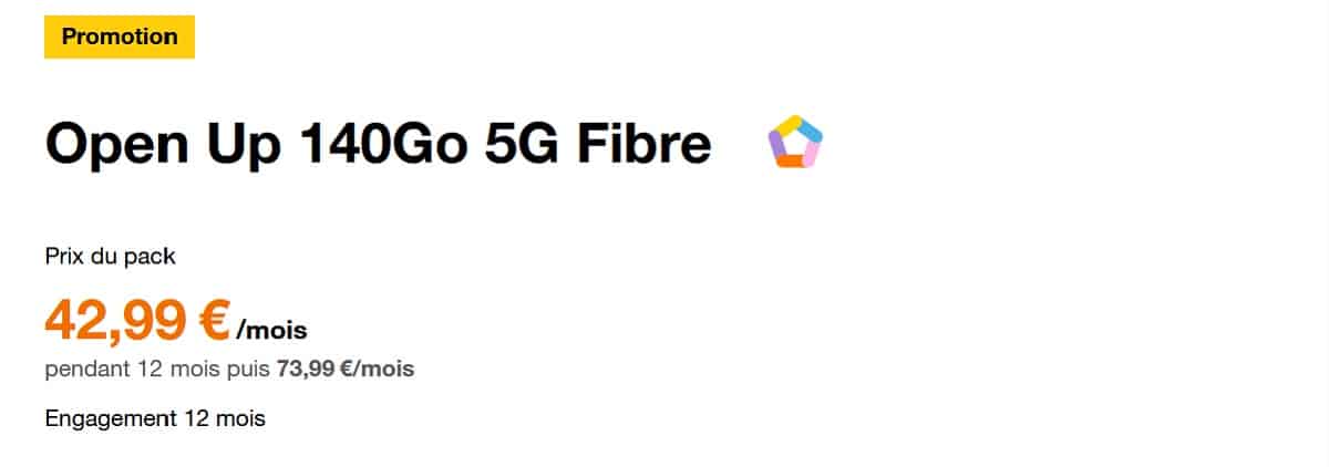 Promotion Livebox Up + forfait mobile 140 Go chez Orange – Lemon