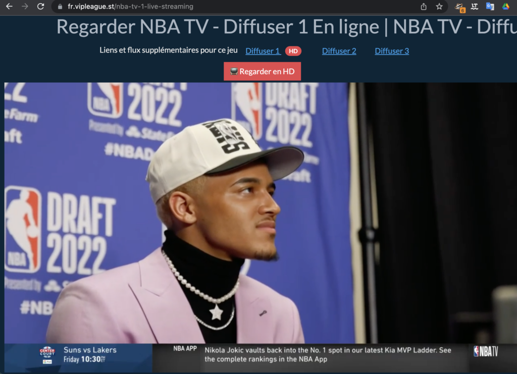 Vipleague, regarder le sport en streaming gratuitement – Lemon