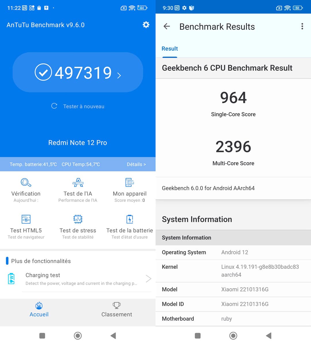 Test du Xiaomi Redmi Note 12 Pro