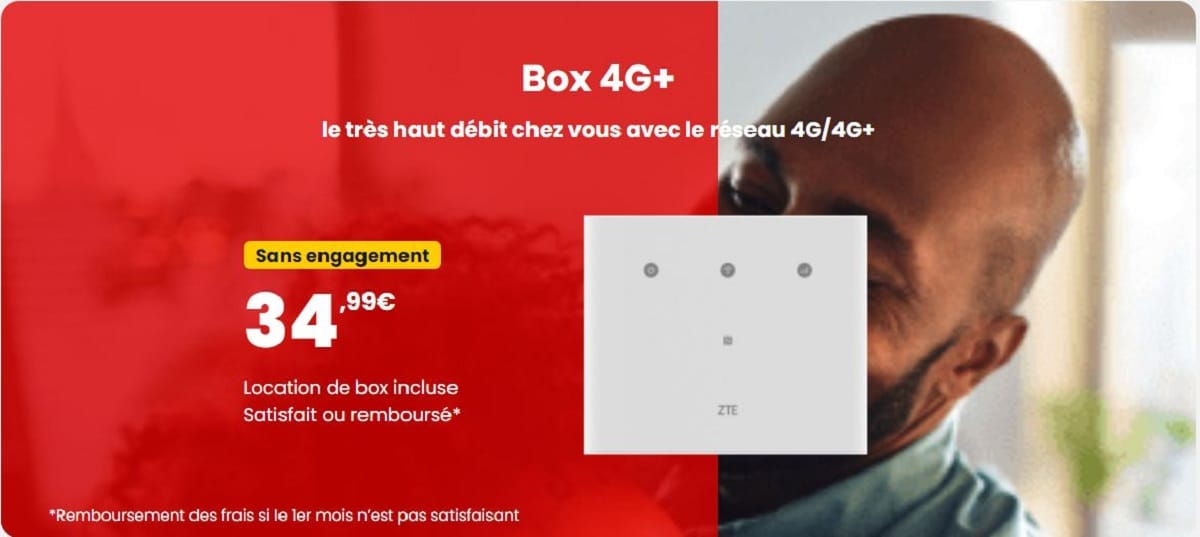 Zoom sur la box 4G+ de SFR