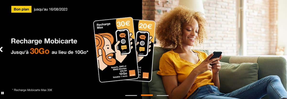 La Mobicarte d’Orange, des offres pour tout le monde