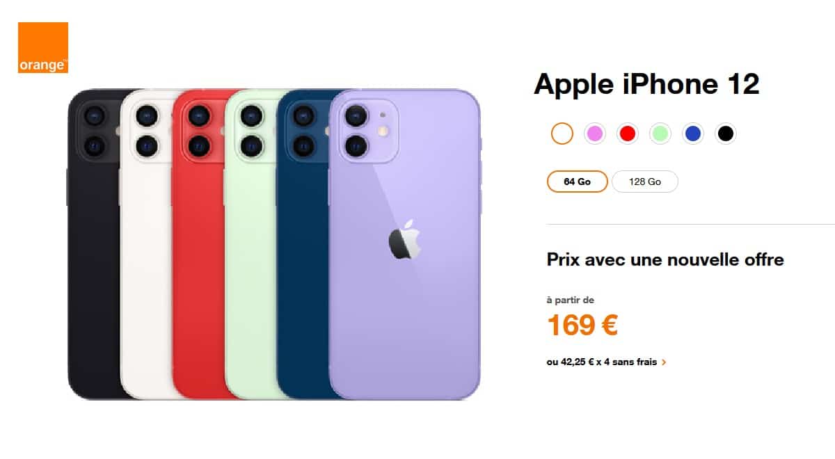 iPhone 12, en promotion dès 89 euros ou à 670 euros chez Orange – Lemon