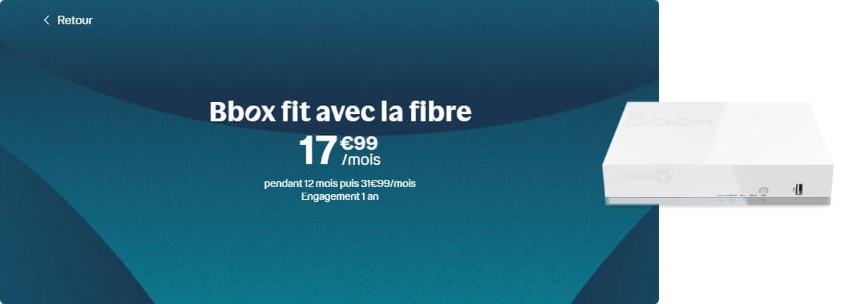 Une bonne connexion dès 17,99€/mois avec Bbox Fit de Bouygues