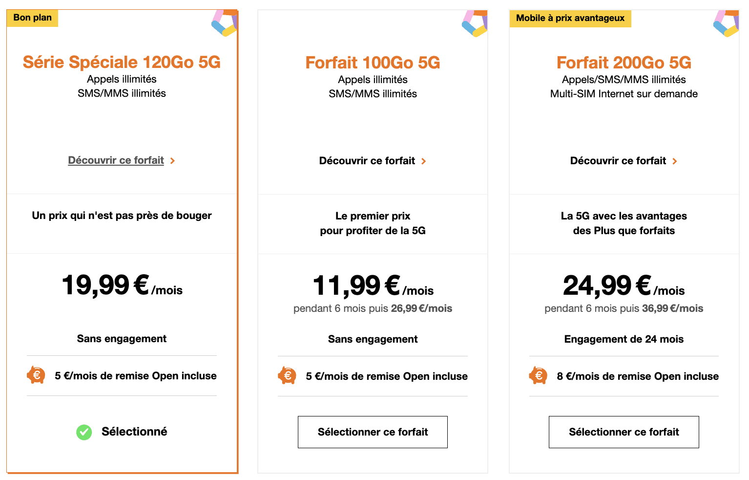 Si vous voulez un forfait mobile avec plus de 100Go, c'est le moment de profiter des promos ...