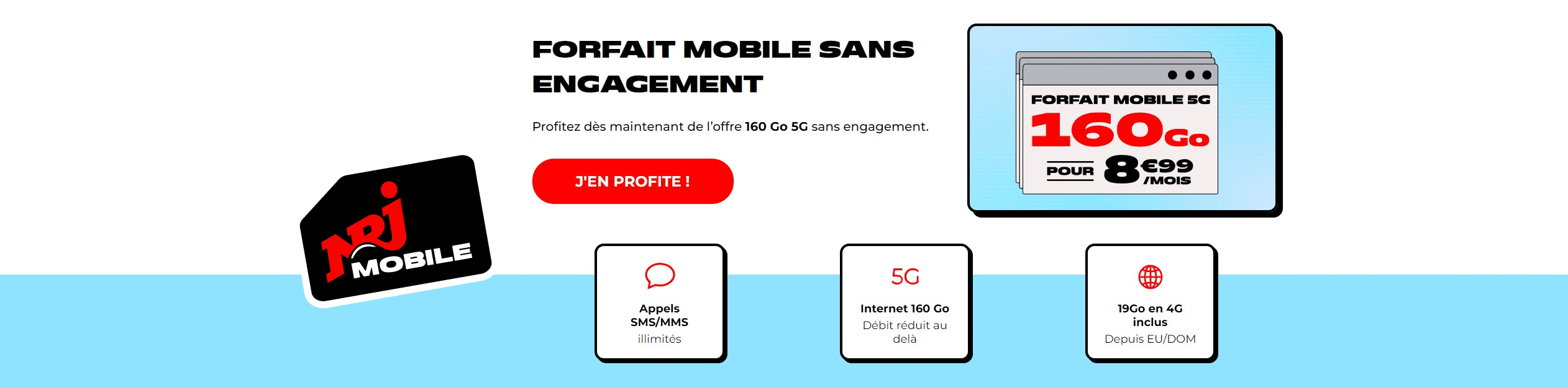 NRJ Mobile booste son forfait et passe à 160 Go pour moins de 10 euros ...